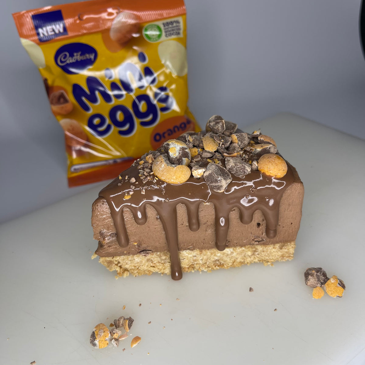 CHOCOLATE ORANGE MINI EGGS (SLICE) – CHEESECAKEAWAY