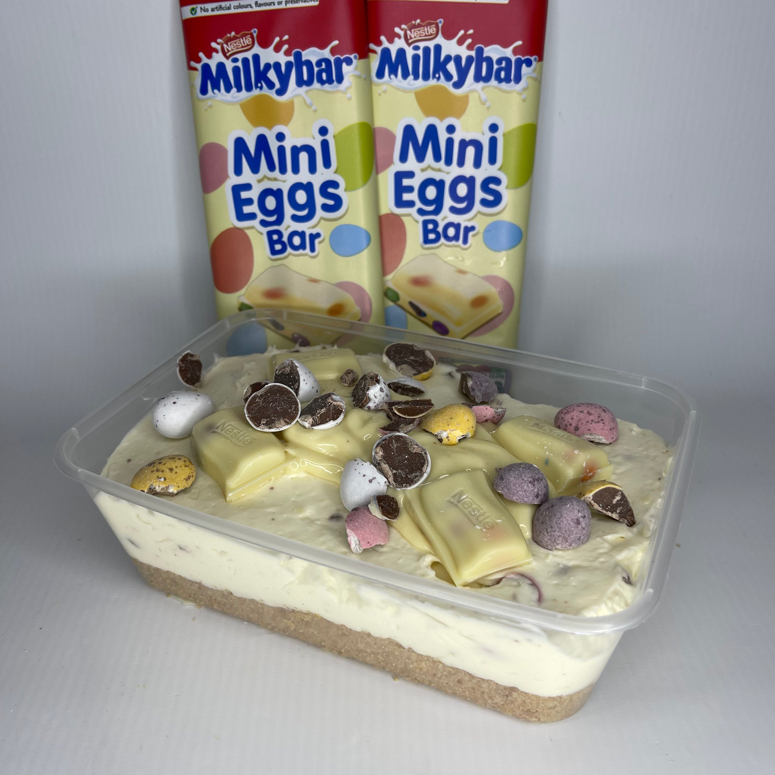 MILKY BAR MINI EGGS (SHARE TUB) – CHEESECAKEAWAY