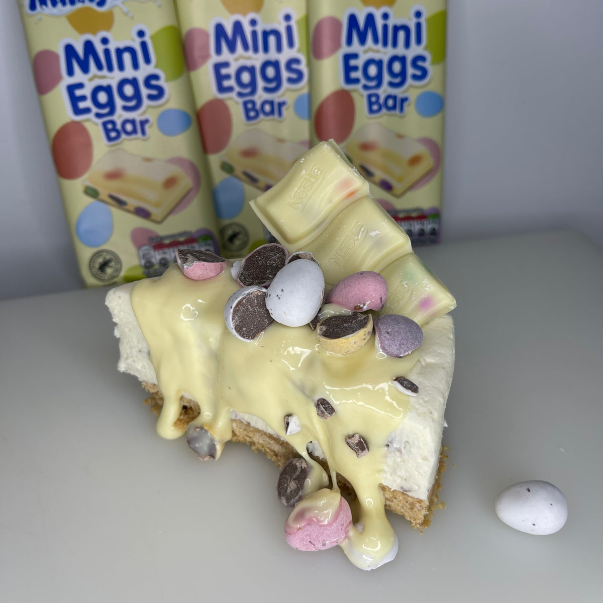 MILKY BAR MINI EGGS (SLICE) – CHEESECAKEAWAY